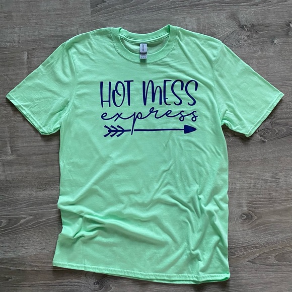 Gildan | Tops | New Hot Mess Express Tee Shirt | Poshmark